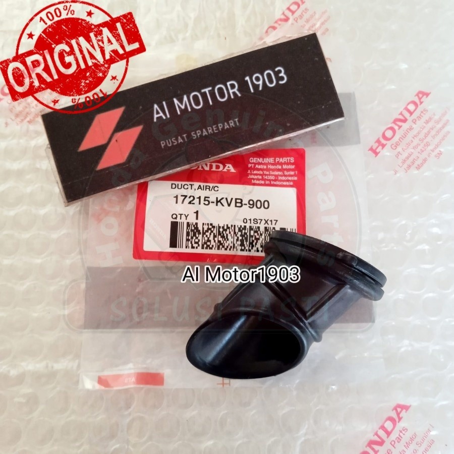 Jual Original !! DUCT AIR FILTER SELANG BOK SARINGAN UDARA VARIO 110 17215-KVB-900 17215KVB900 ...