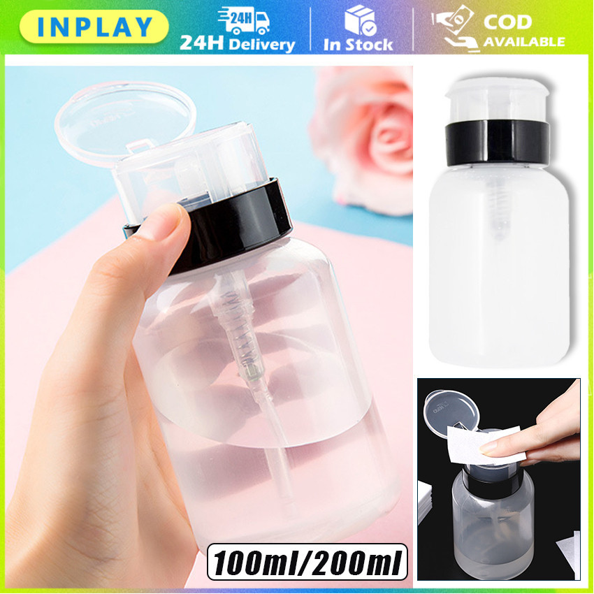 Jual 100ML/200ML Botol Dispenser Nail Polish / Botol Pump Penghapus ...