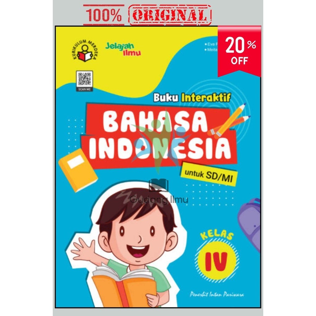 Jual Buku Interaktif Bahasa Indonesia SD/MI Kelas 4 Semester 1&2 Kurikulum Merdeka Intan ...