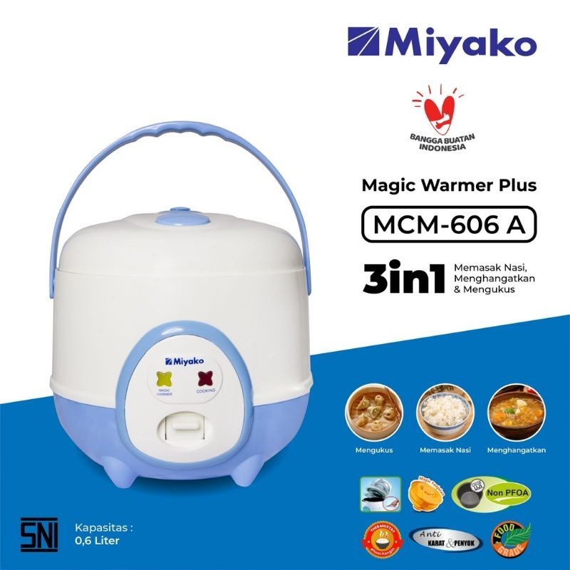 Jual mejikom Miyako mcm-606 0,6L/mejikom kecil | Shopee Indonesia