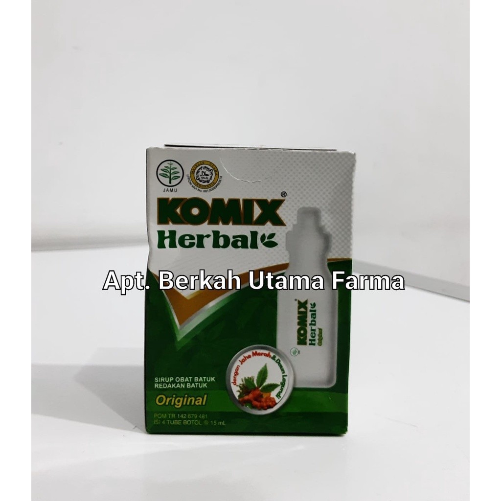 Jual Komix Herbal Original Box isi 4 Tube 15 Ml | Shopee Indonesia