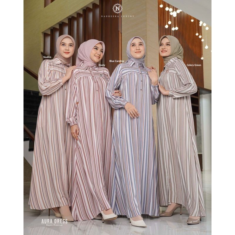 Jual aura dress by nadheera luxury | Shopee Indonesia