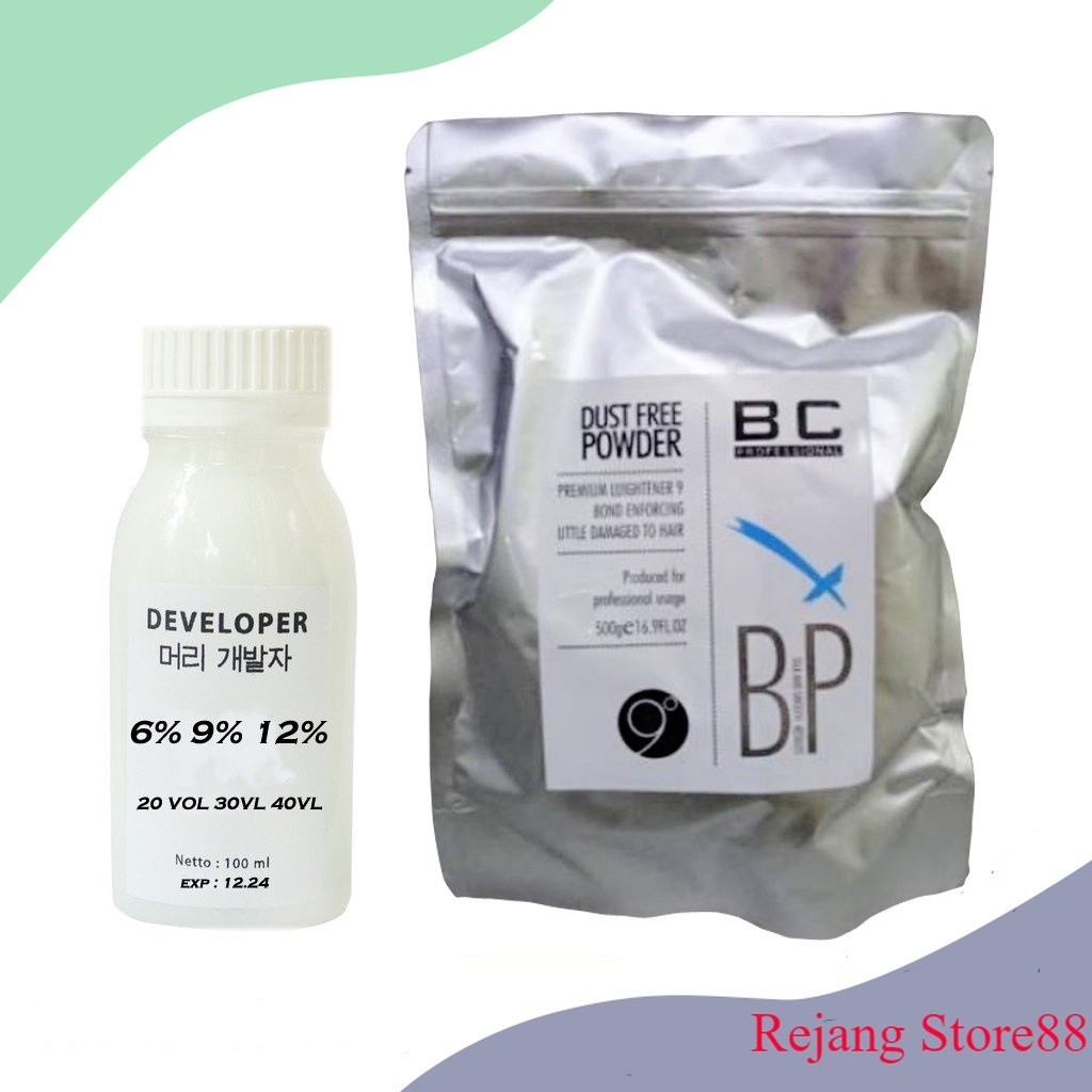 Jual BLEACH KOREAN + Developer Bleaching Rambut Korea BC Profesional ...