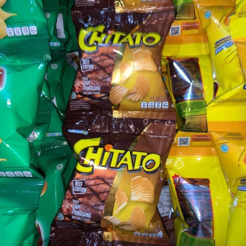Jual snack chitato / ciki kentang chitato / 1 renceng isi 10 bungkus ...