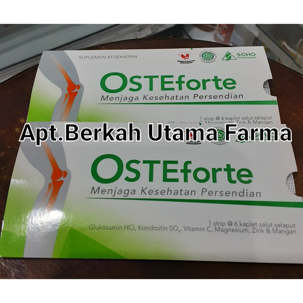 Jual Oste Forte strip isi 6 tablet | Shopee Indonesia