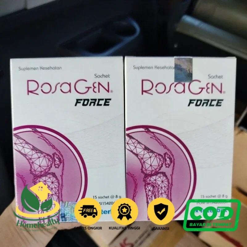 Jual Rosagen Force Box 15 Sachet Original Asli Suplemen Sendi Otot Dan ...