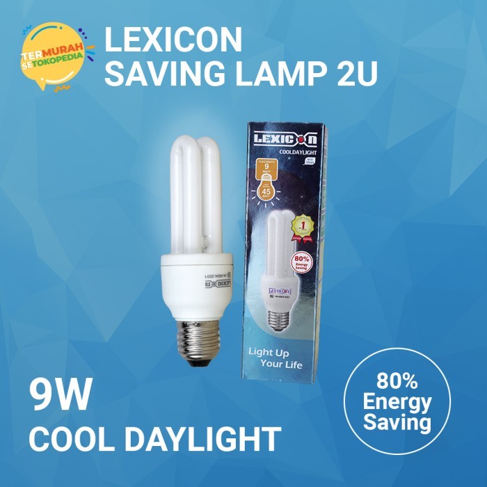 Jual Bohlam Lampu 2U PLC Lexicon Hemat Energi Cool Daylight Putih - 5 Watt | Shopee Indonesia