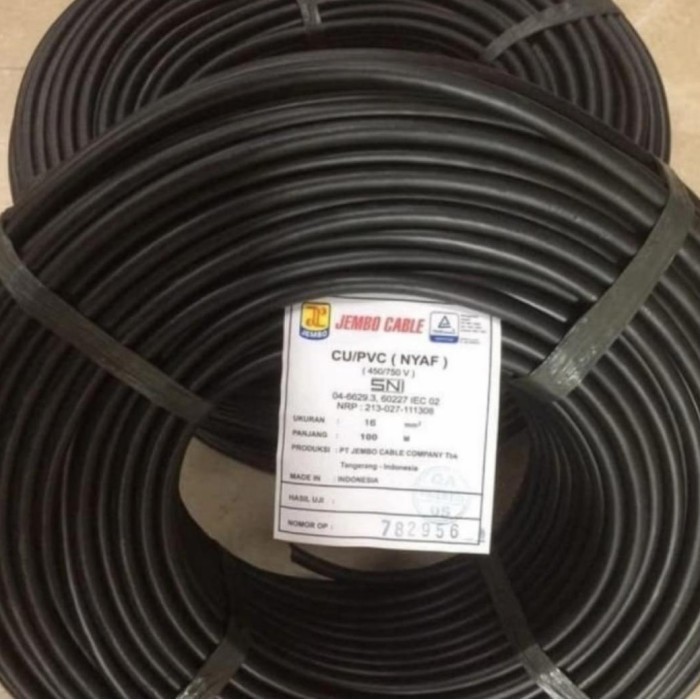 Jual Cable Nyaf 16Mm Merk Jembo / Kabel nyaf Jembo 16mm | Shopee Indonesia