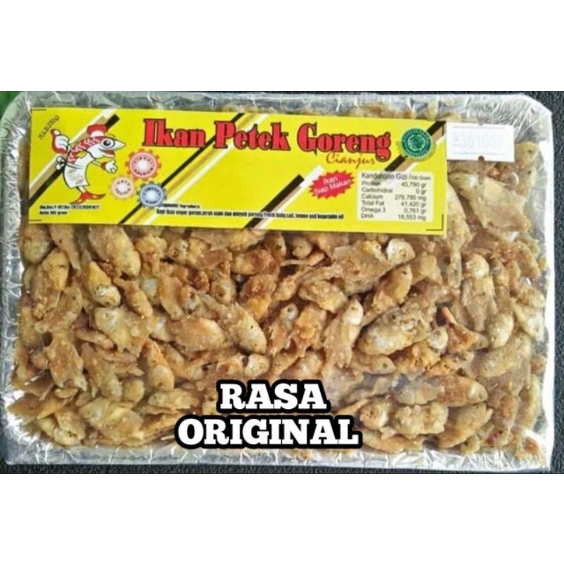 Jual Pepetek Ikan Crispy Original Ikan Petek Crispy Renyah | Shopee ...