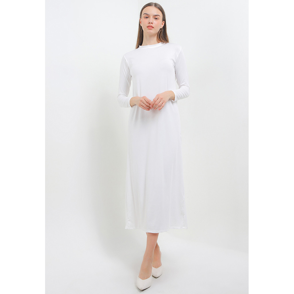 Jual CHIC SIMPLE L/S INNER DRESS WANITA CANTIK INNER PANJANG K00O65BB ...