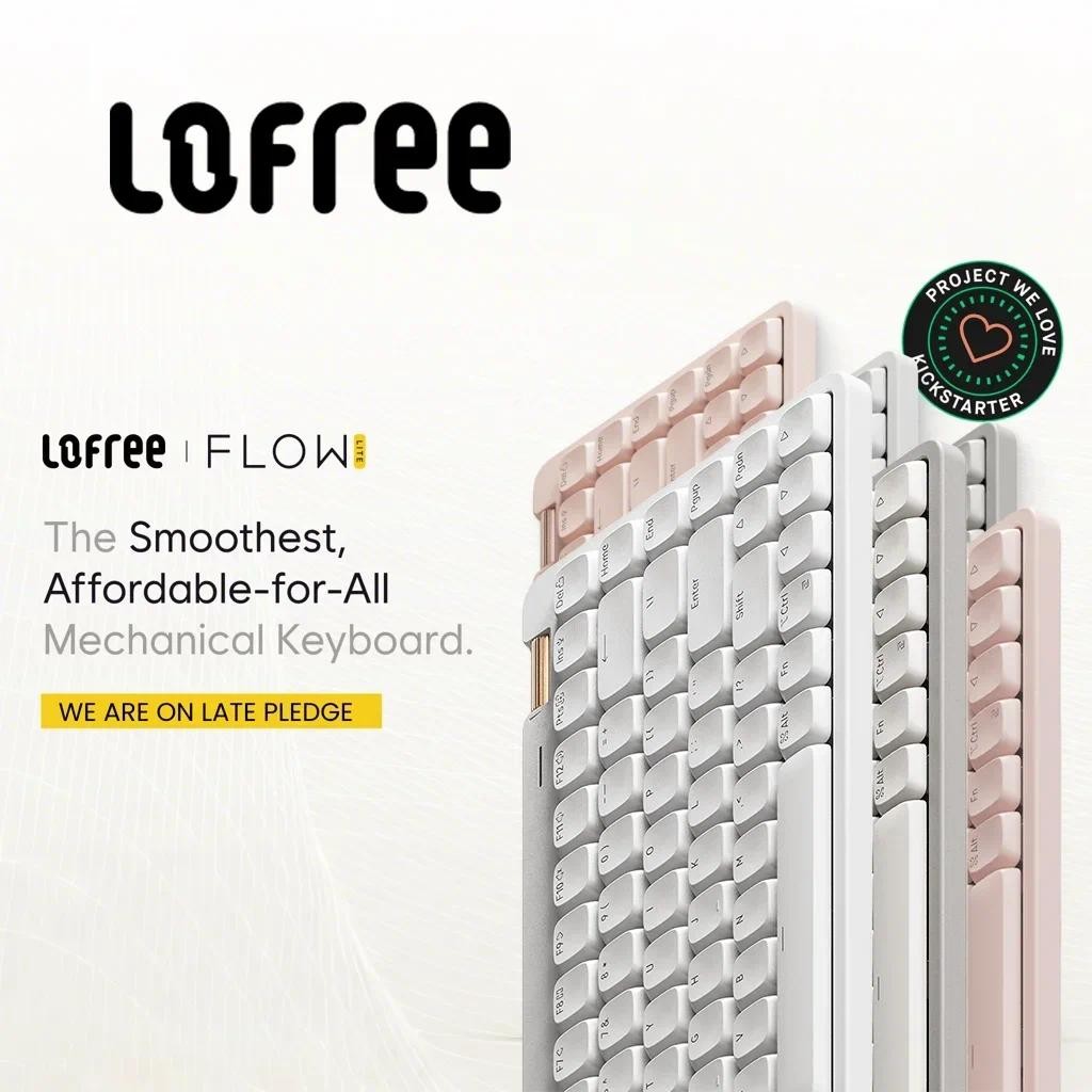 Jual Lofree Flow Lite Keyboard Lighter&Silenter POM Switch 2.4G ...