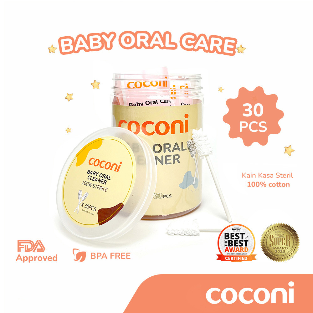 Jual Coconi Baby Oral Cleaner Gauze Stick ( Pembersih mulut bayi ...