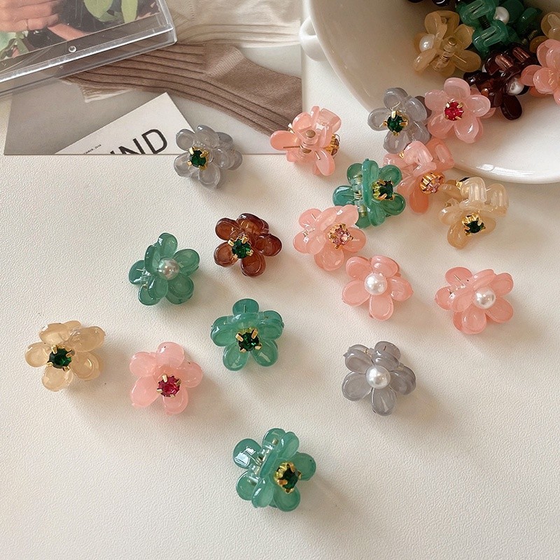 Jual Town Shell - Mini Flower Chip Korean Hair Claw Clip / Jepit Rambut ...