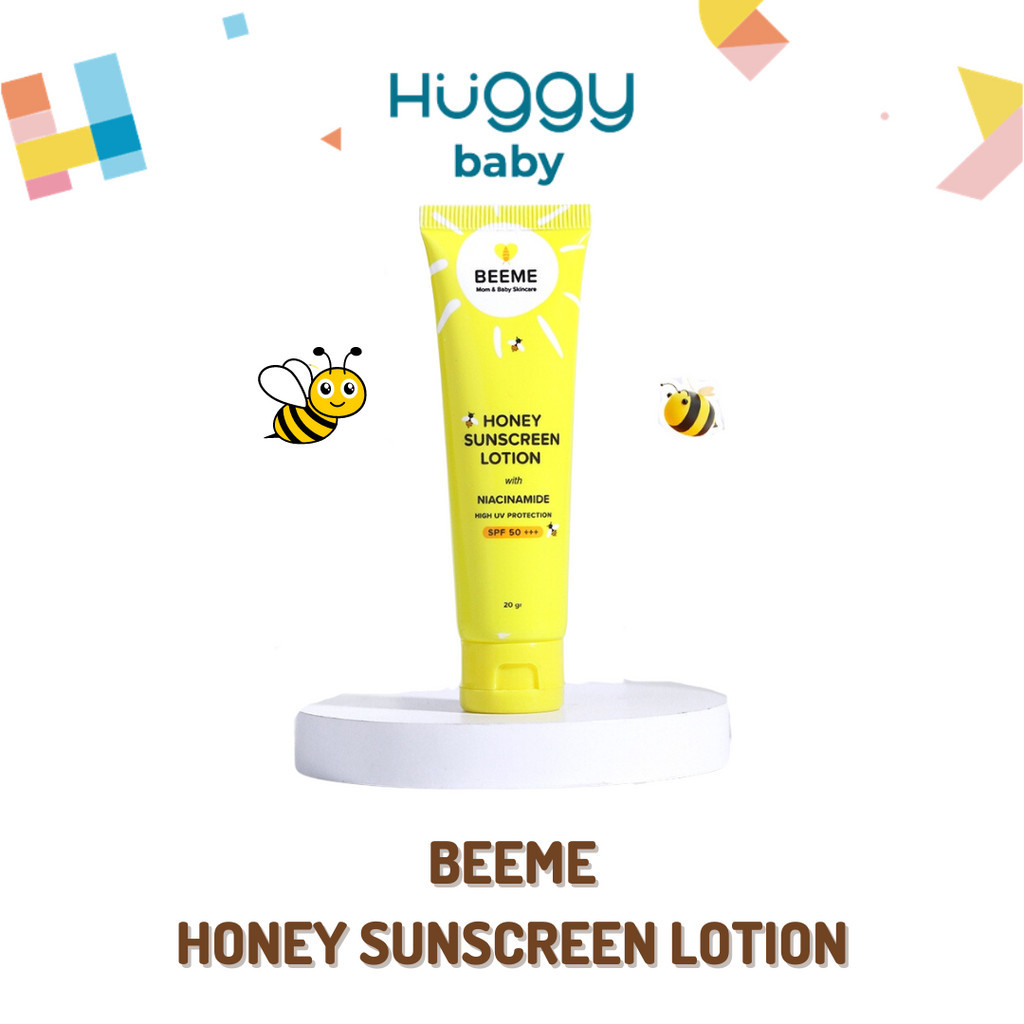 Jual BeeMe Honey Sunscreen Lotion SPF50 25gr | Shopee Indonesia