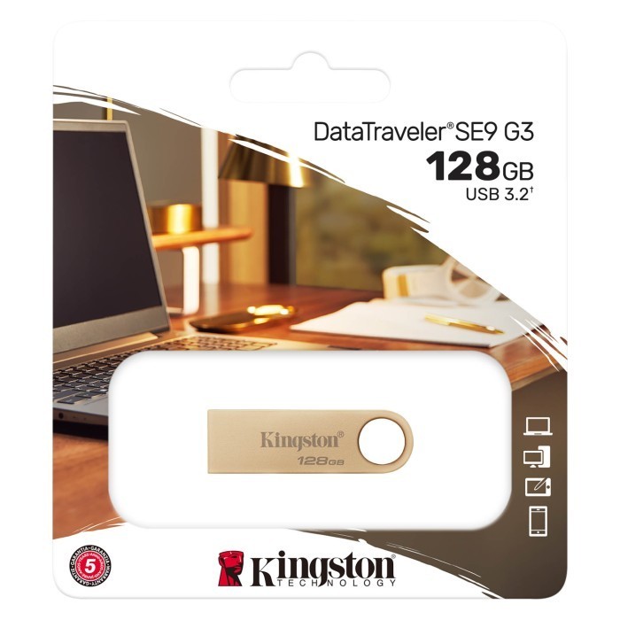 Jual Flashdisk Kingston Data Traveler SE9 G3 128GB USB 3.2 Flash Drive ...