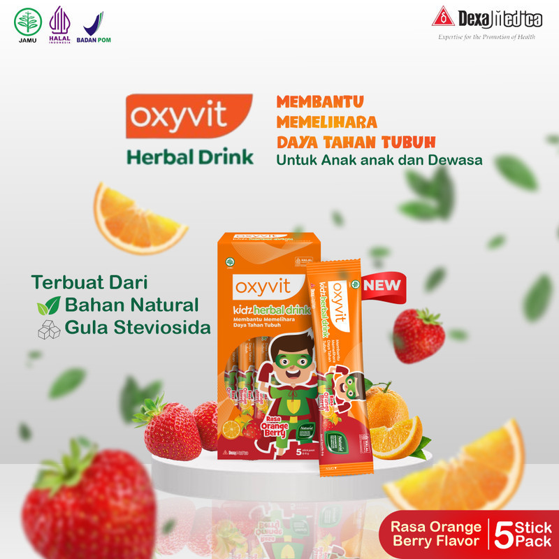 Jual Oxyvit - Untuk Daya Tahan Tubuh Anak & Dewasa Herbal Drink ...