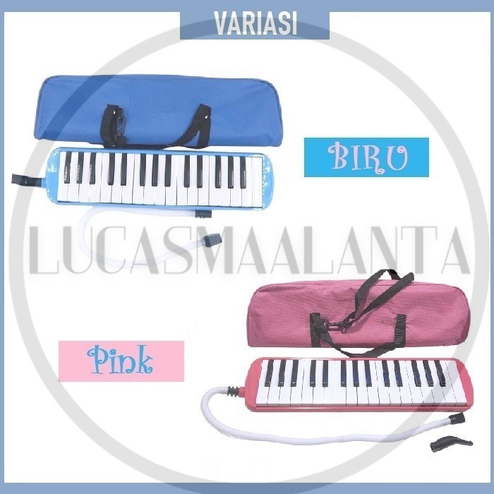 Jual Pianika Alat Musik Tiup / Pianika Melodika Softcase - tas kain ...