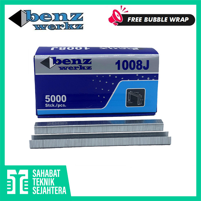 Jual BENZ KODENKI 1008J Isi Mesin Staples U Mata Paku Tembak Nailer Gun ...