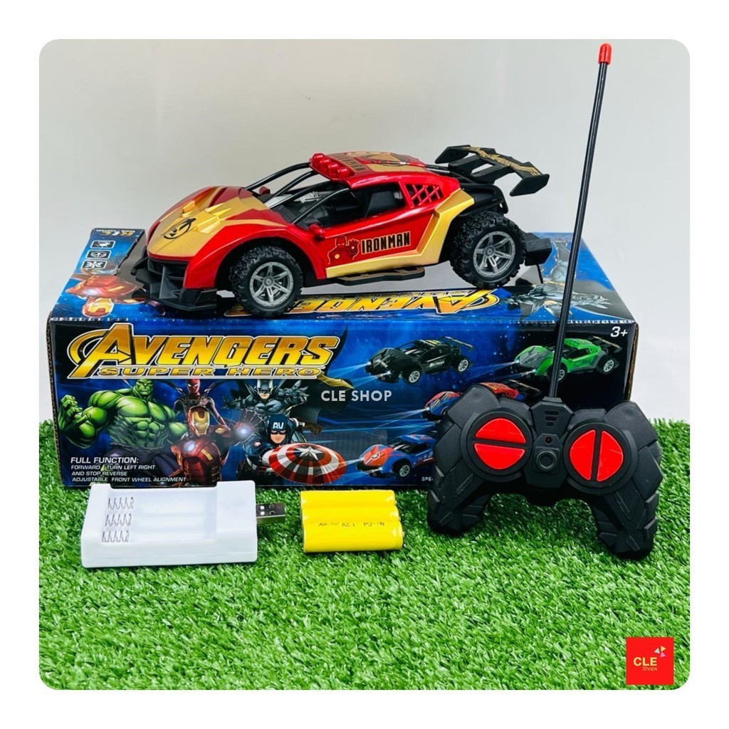 Jual Grosir Mainan Mobil Remot Kontrol Sedan Super Hero Iron man ...