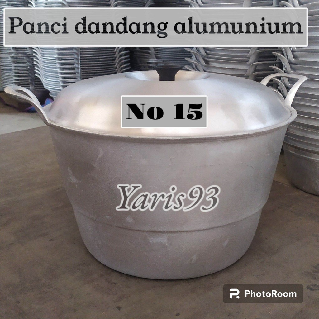 Jual panci langseng panci dandang kukus jumbo alumunium no 13 - 15 ...