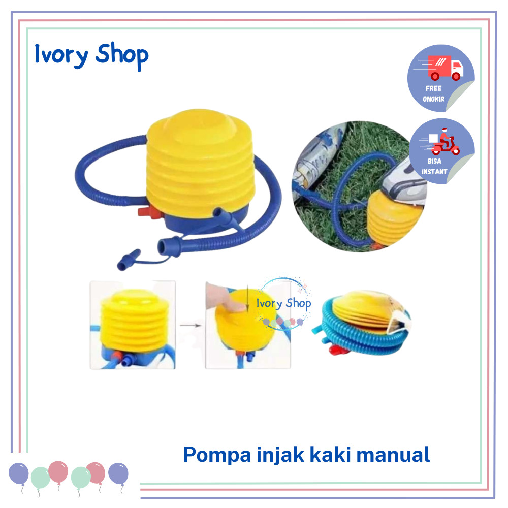 Jual Pompa Injak Manual Balon Kolam Ban Renang | Shopee Indonesia