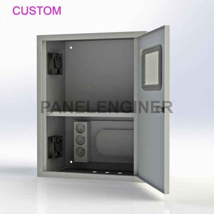 Jual BOX PANEL CUSTOM 40x50x20 plat 0,8mm powder coating box custom dvd ...