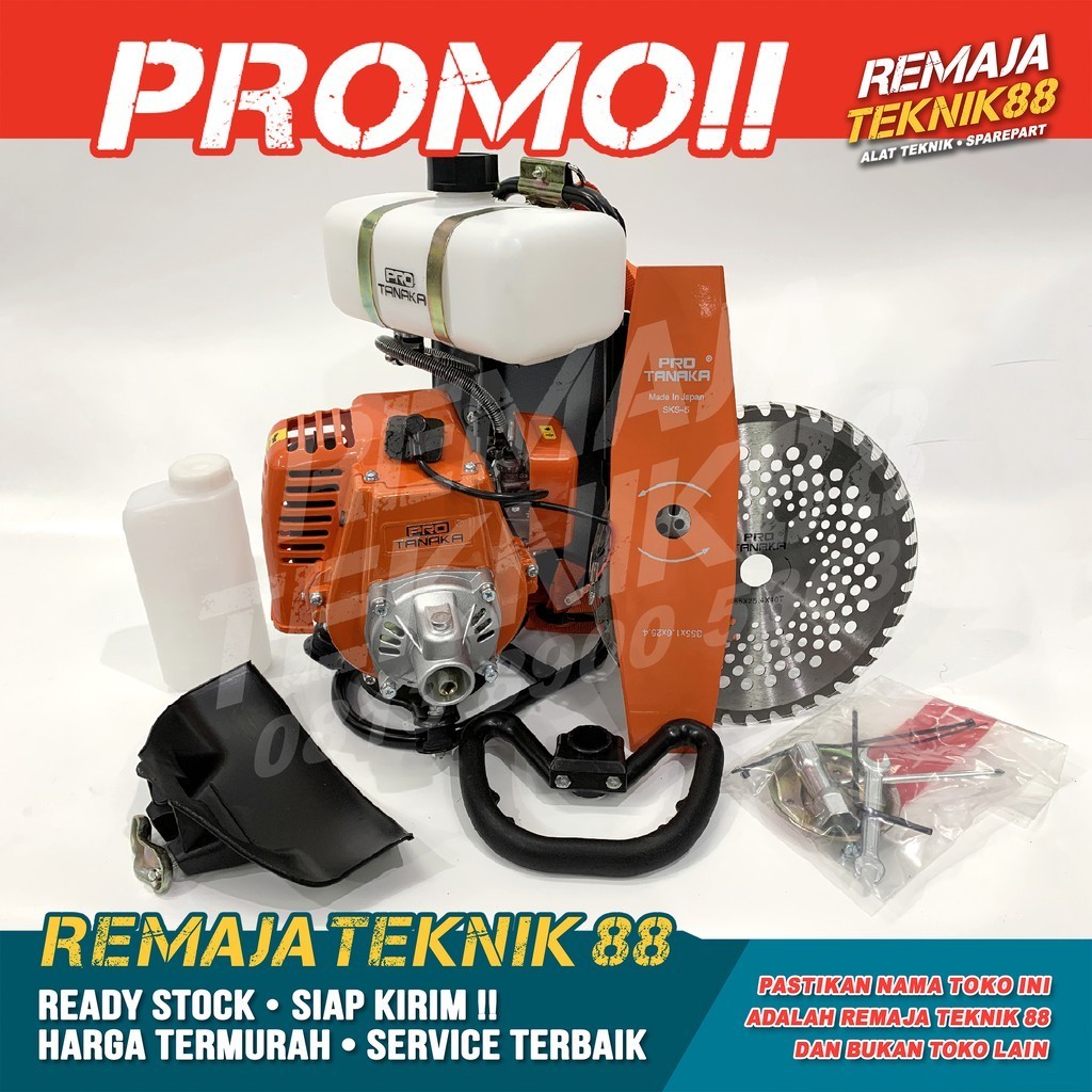 Jual MESIN POTONG RUMPUT / PRO TANAKA SUM 338 PE / BRUSH CUTTER ...
