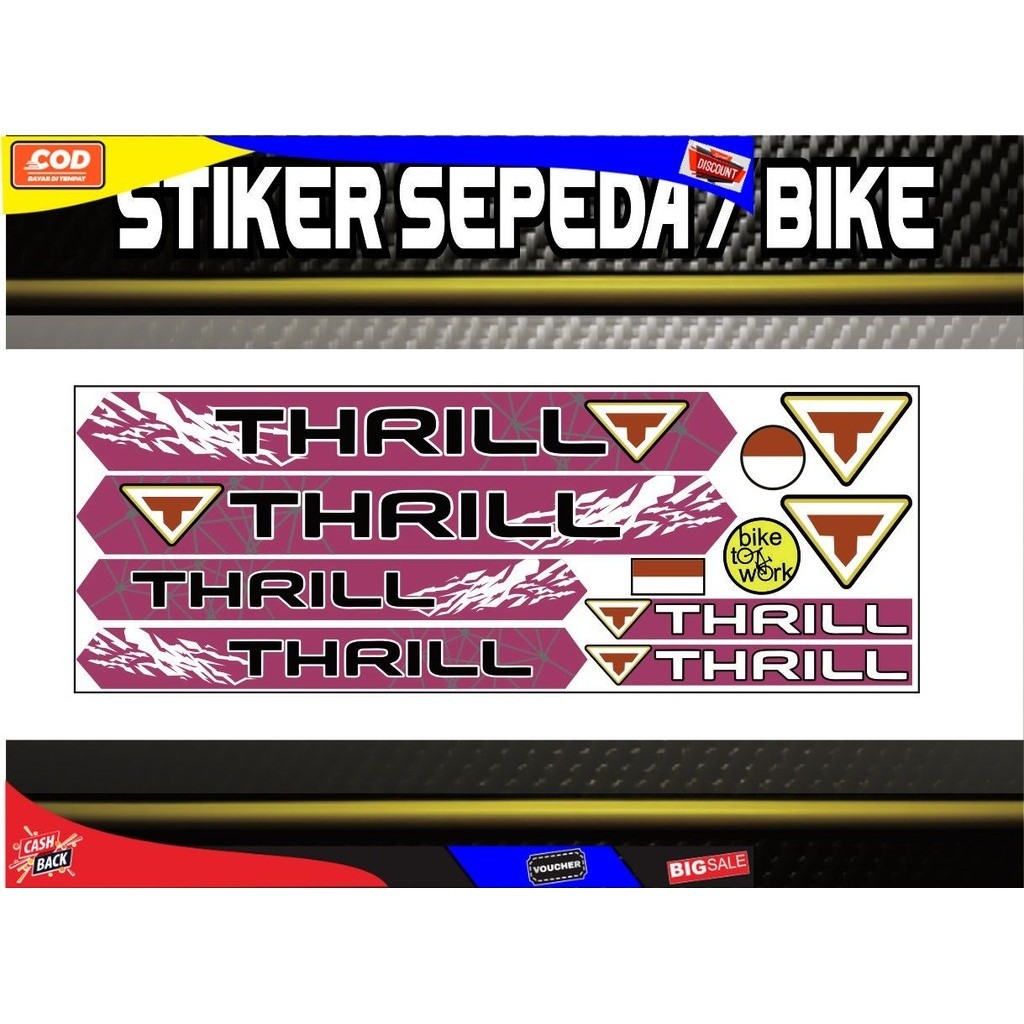 Jual STICKER SEPEDAH / STICKER THRIL STRIPING STIKER THRILL VARIASI LIS ...