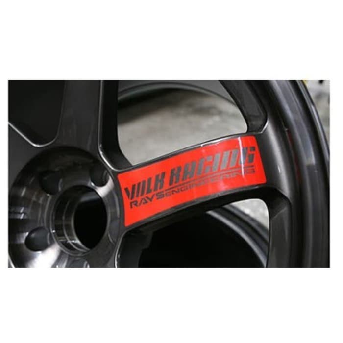 Jual CUTTING STICKER VOLK RACING RAYS STICKER VELG RACING SEMUA MOBIL ...