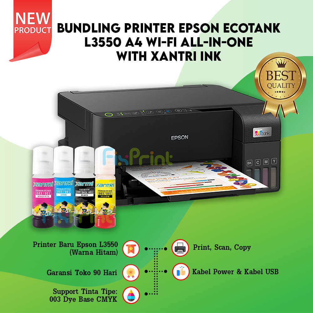 Jual Printer Ecotank Epson L3550 Multifungsi Print Scan Copy Wifi ...