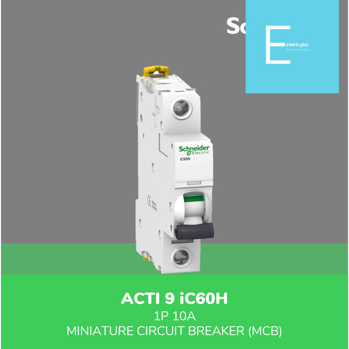 Jual Schneider Electric Acti 9 MCB iC60H - Kurva C - 1P 10A - A9F84110 | Shopee Indonesia