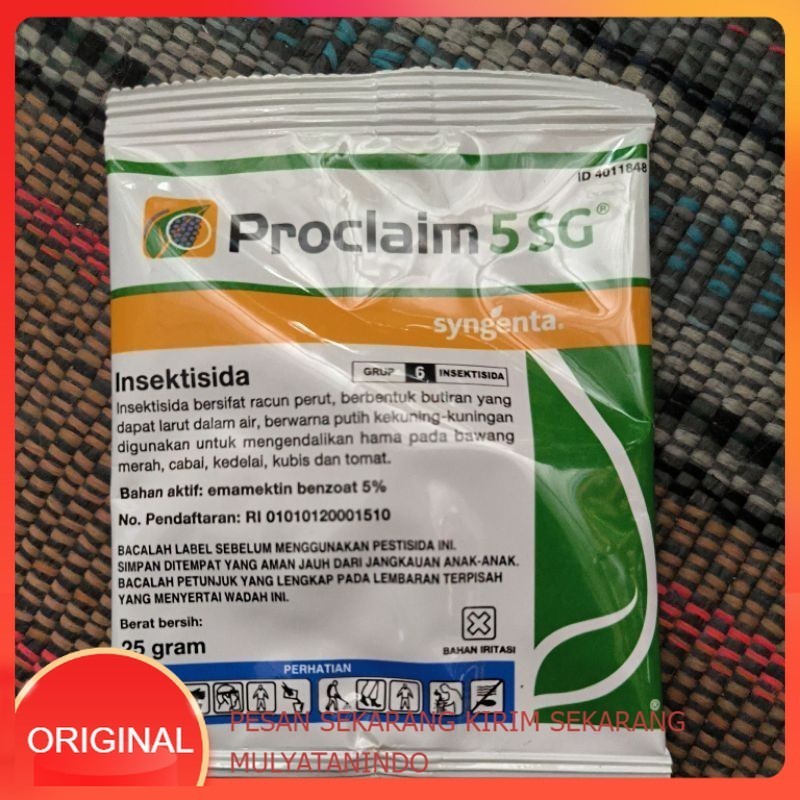 Jual insektisida proclaim 5 SG 25 gram | Shopee Indonesia