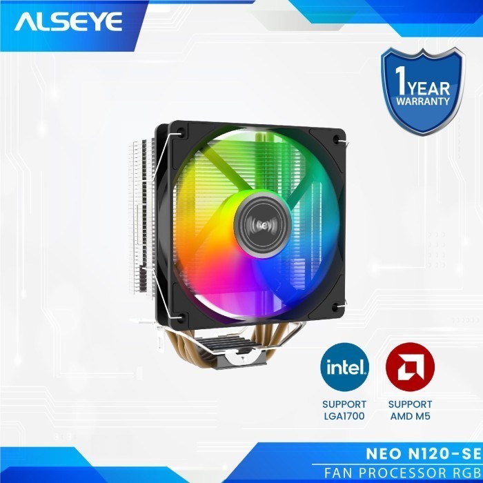 Jual NEO N120-SE Alseye Fan Processor / CPU Cooler Fan RGB Intel & AMD ...