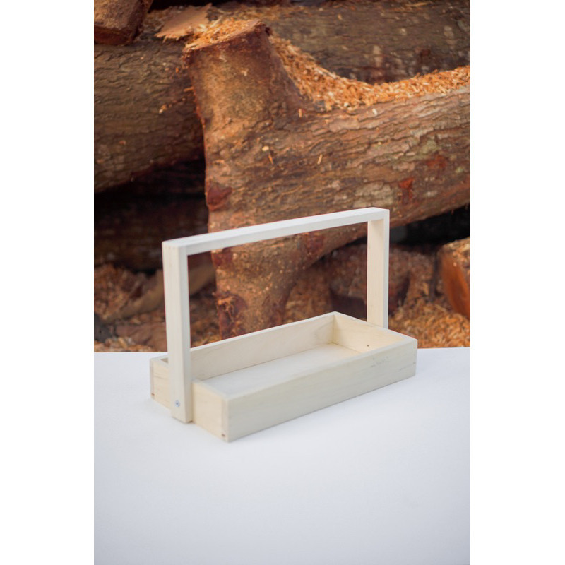 Jual TEMPAT PARSEL kayu,keranjang kayu 30X20x5cm,keranjang kayu,ranjang ...
