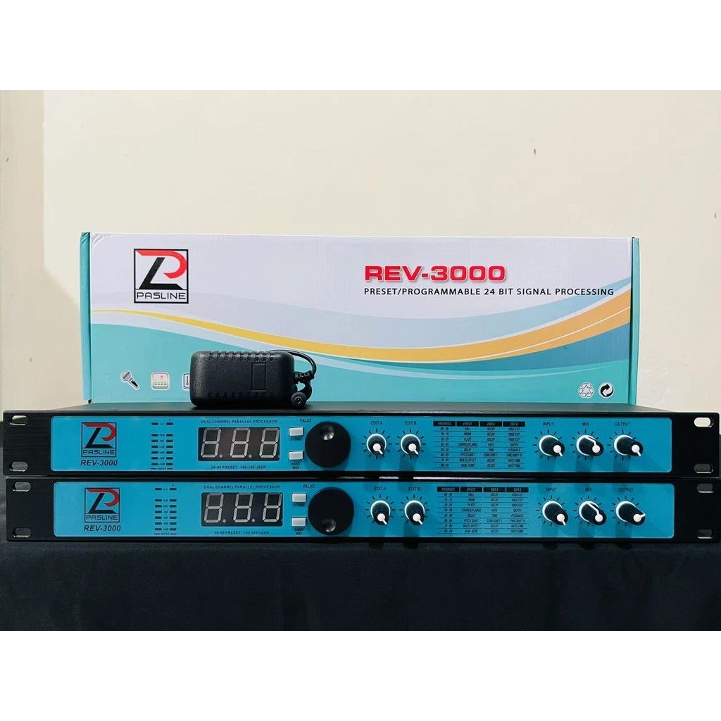 Jual PASLINE REV-3000 / REV3000 / rev3000 PRESET PROGRAMMABLE 24 BIT ...