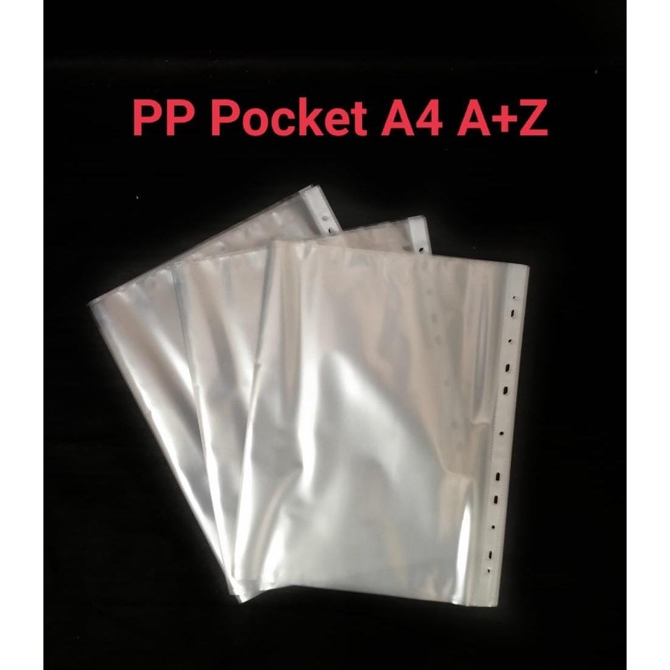 Jual PLASTIK DOKUMEN ORDNER A4 PP POCKET SHEET PROTECTOR SET ISI 10 ...