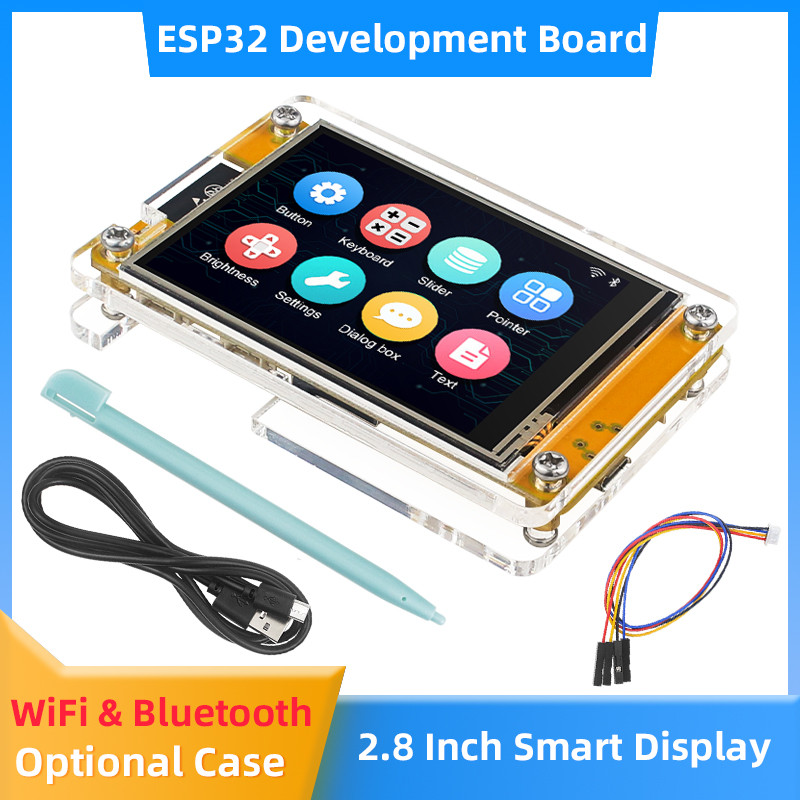 Jual Esp32 Mcu 28 Inch Smart Display For Arduino Lvgl Wifi Bluetooth Touch Wroom 240320 Screen