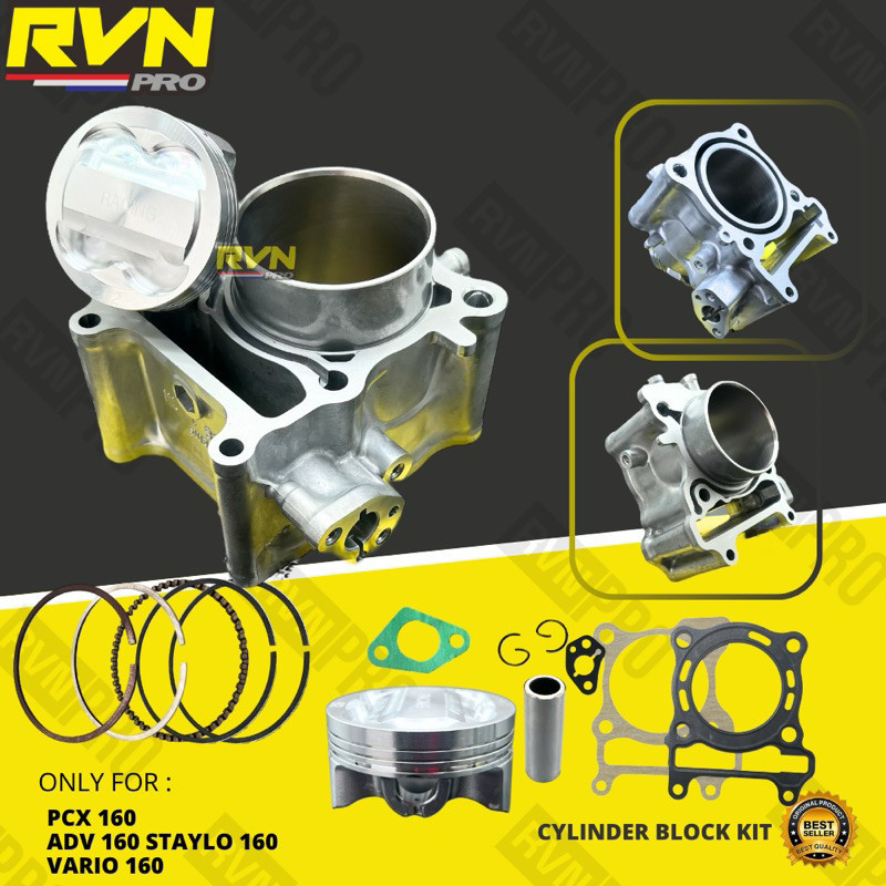 Jual BELOK BLOCK BLOK SEHER BORING PAKET BORE UP PCX 160 VARIO 160 ...