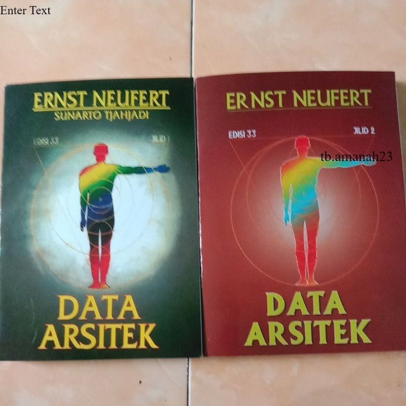 Jual Buku Data Arsitek Edisi 33 Jilid 1 dan 2 By Ernest Neufert ...