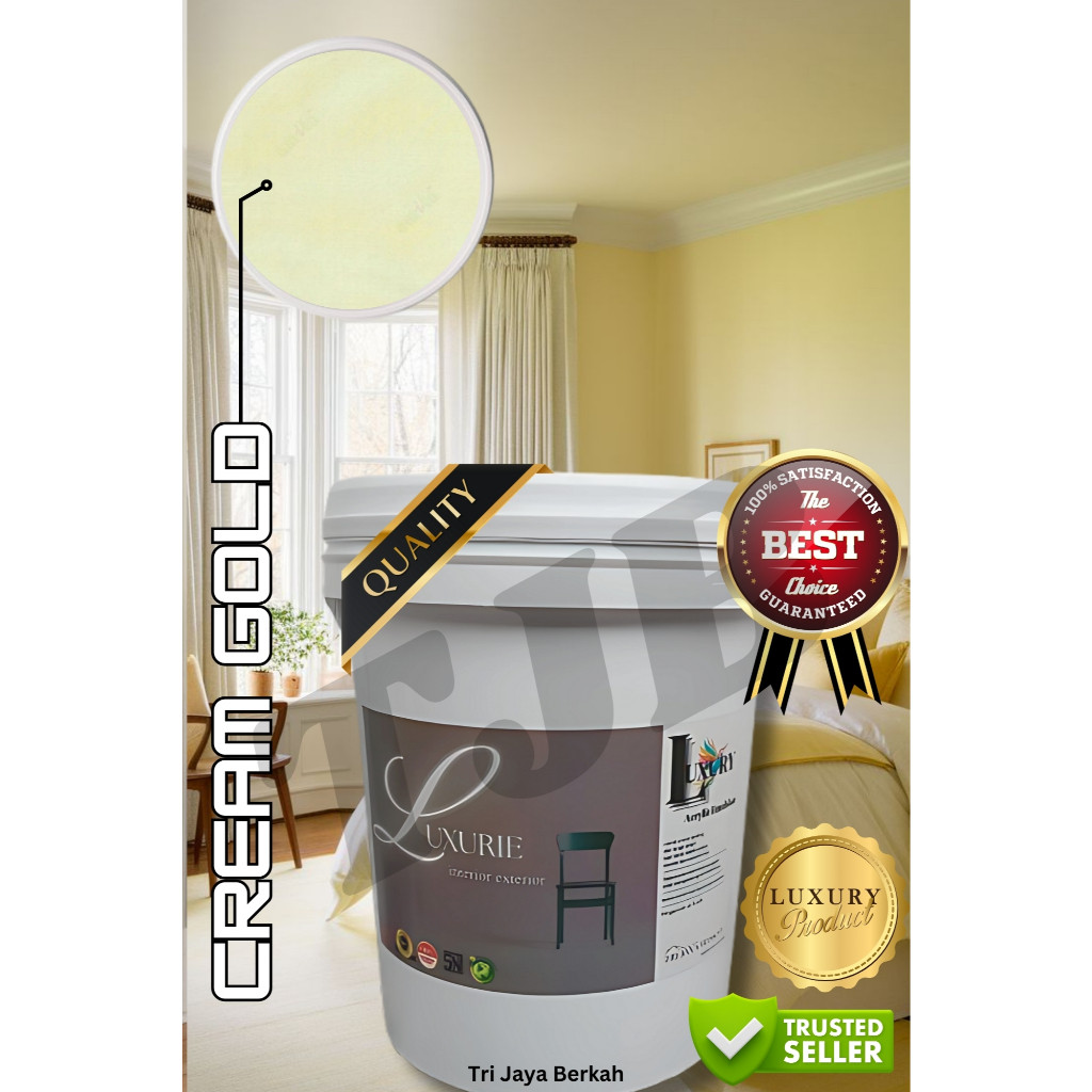 Jual Cat Tembok Berkualitas LUXURIE wallpaint interior dan exterior ...