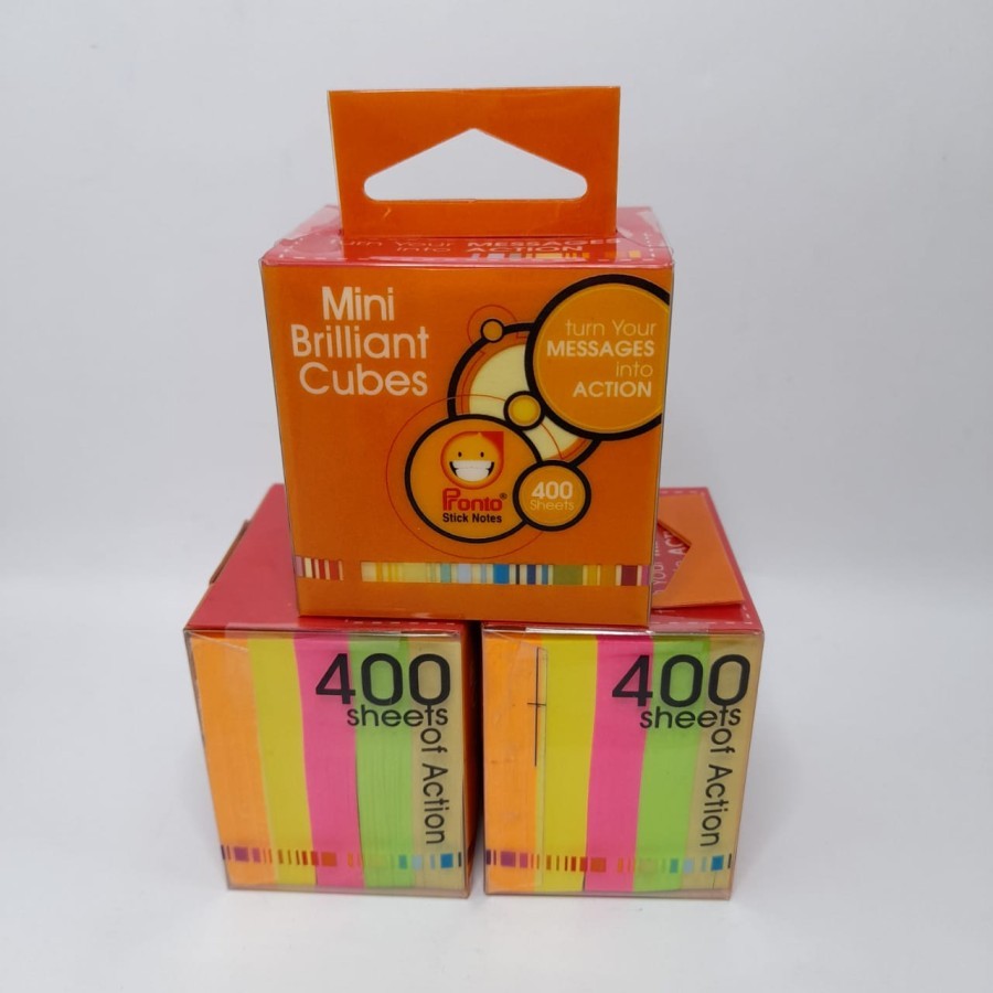 Jual [1 pack] post it memo 5 warna Pronto sticky notes | Shopee Indonesia