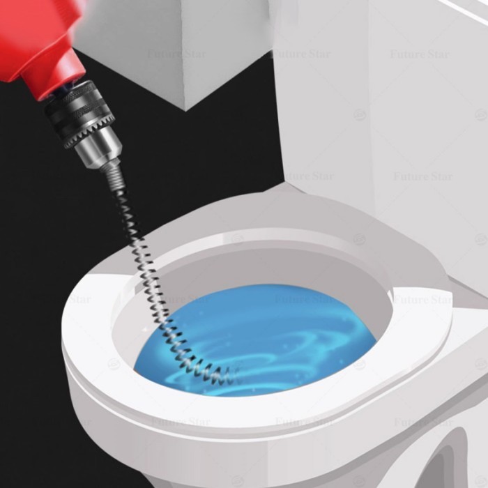 Jual Alat Saluran Jepit Kawat Pembersih Saluran Pipa Mampet 3M 5M 10M Lubang Pipa Wastafel Dapur ...