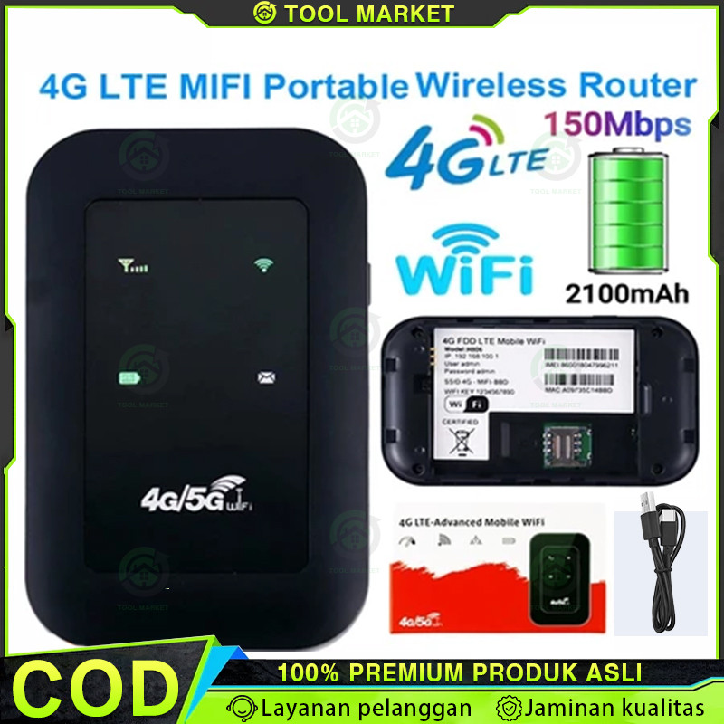 Jual PowerPort Wireless Router Modem Wifi 2100mAh Mifi 4G Lte 150Mbps UNLOCK ALL OPERATOR / Wifi ...