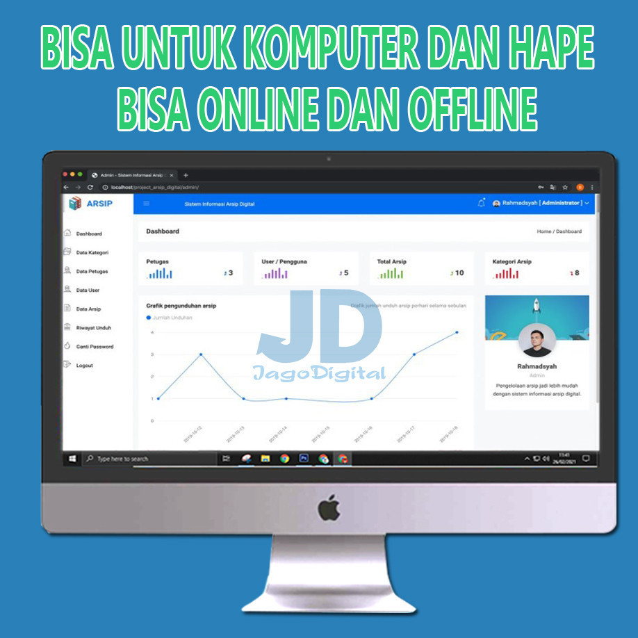 Jual Aplikasi Web Sistem Informasi Arsip Digital bisa online dan ...
