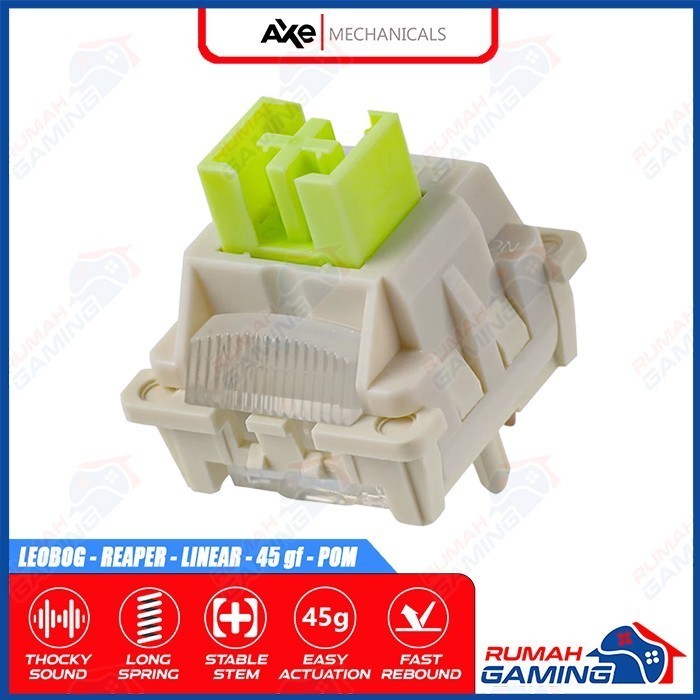 Jual AXE MECHANICALS - Leobog Reaper Switch - 5 Pin - 45g - PCB Mount ...