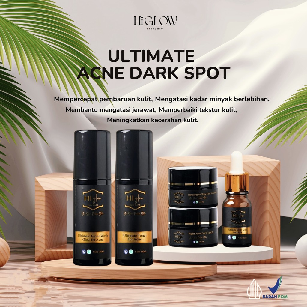 Jual PAKET ULTIMATE ACNE DARK SPOT HIGLOW SKINCARE ORIGINAL 100% ...