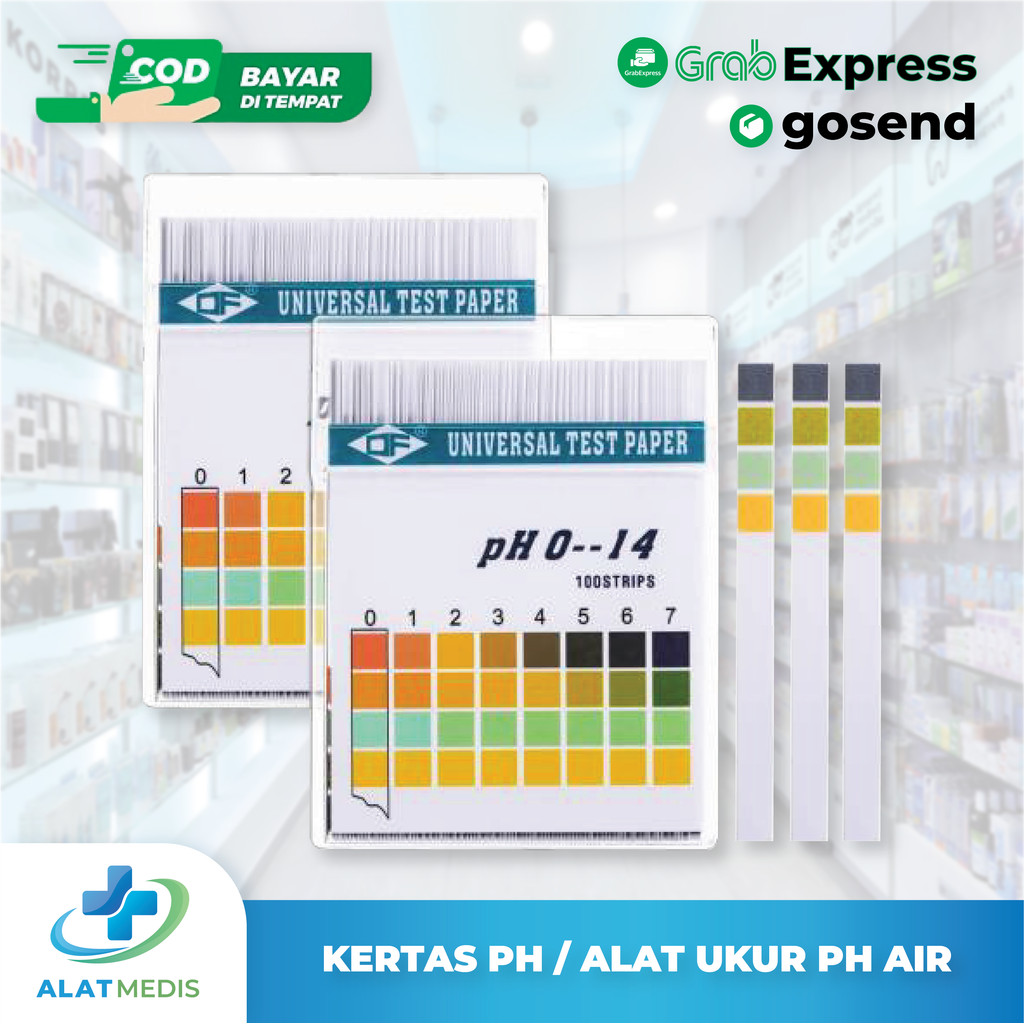 Jual kertas lakmus ph alat ukur air minum kadar asam basa / Ph ...