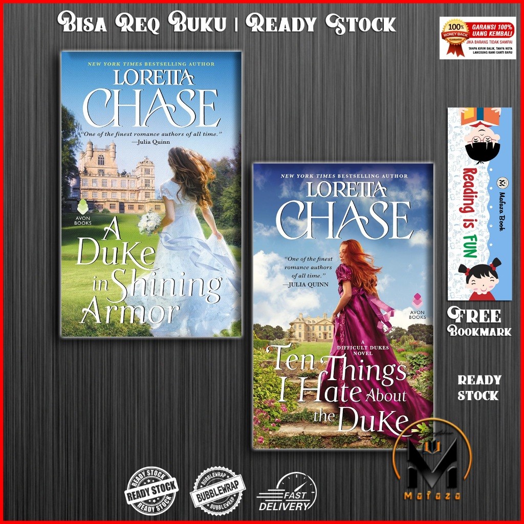 Jual A Duke in Shining Armor | Ten Things I Hate About the Duke by Loretta Chase (English ...