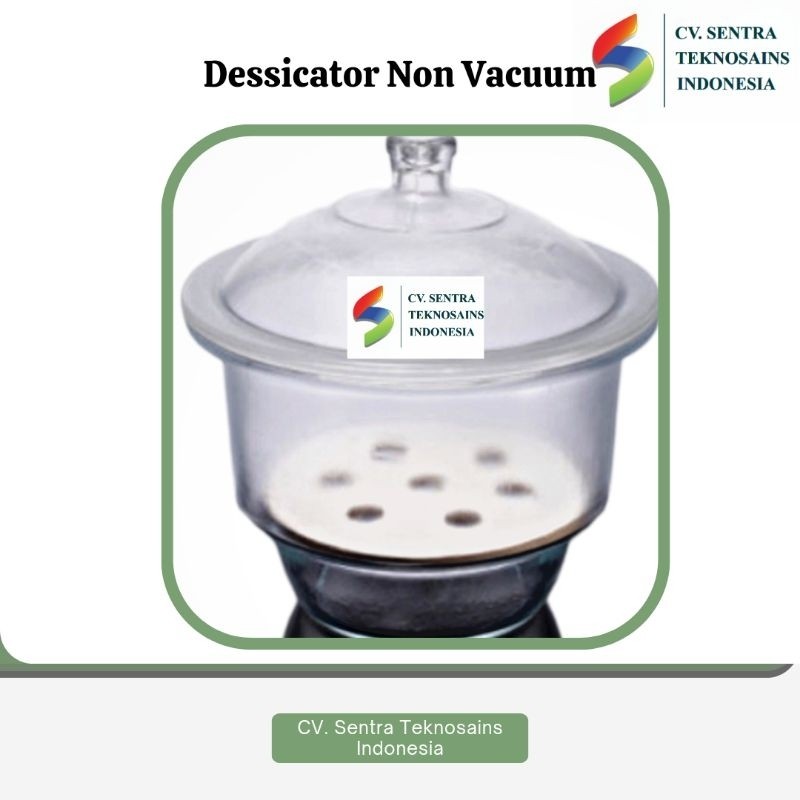 Jual Desiccator non Vacuum ID 15 cm/ Desikator RRT | Shopee Indonesia