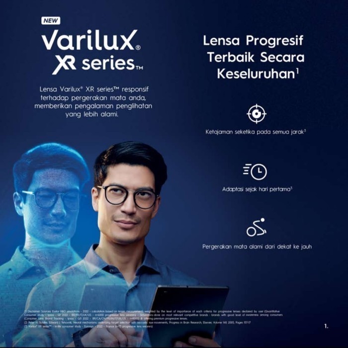 Jual Lensa Progresif Essilor Varilux XR Design Transition Original | Shopee Indonesia